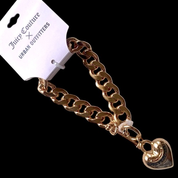 Juicy Couture | Jewelry | Signed Juicy Couture Gold Heart Charm ...